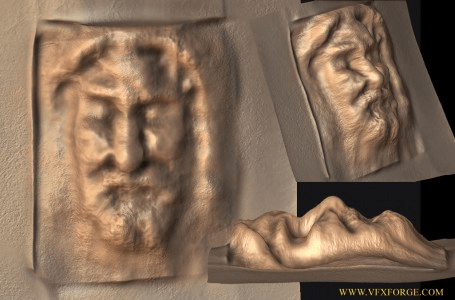 New 3D Rendering of the Shroud of Turin Face by John Chen – Shroud of ...