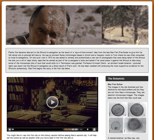 David Rolfe Interview with Avinoam Danin on the Shroud of Turin ...