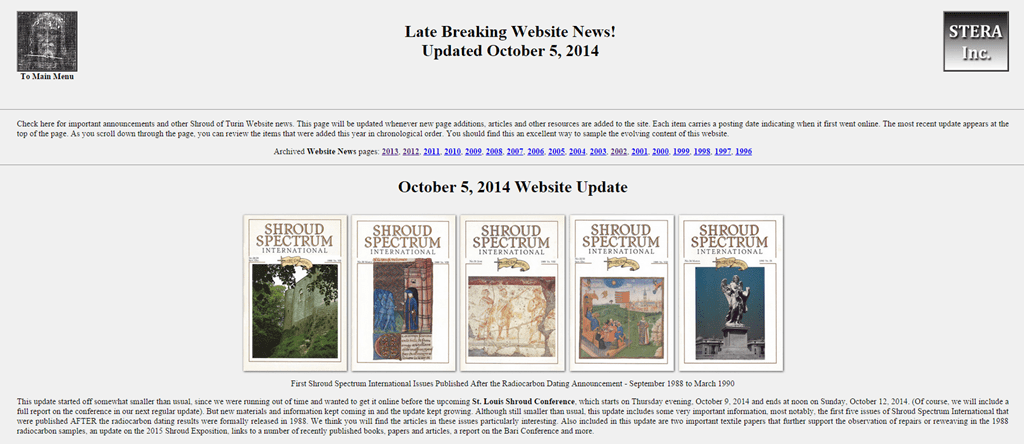 Important Update to shroud.com – Shroud of Turin: Should You Believe It ...