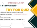 What Is A Trigger Types Of Trigger In Sql Server