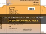Factors That Can Impact The Effectiveness Of Birth Control Pills
