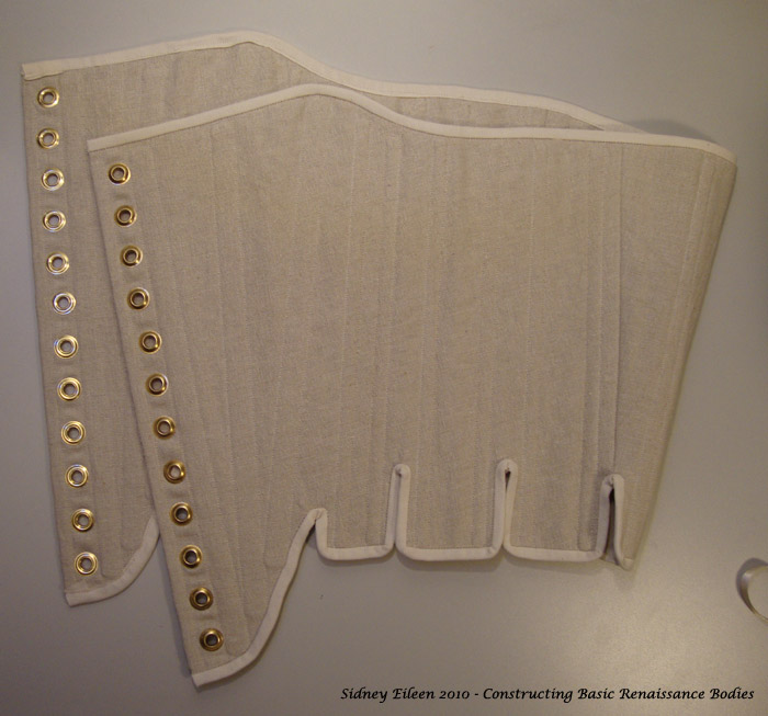 Sewing Basic Strapless “Renaissance” Stays with Modern Materials - By ...