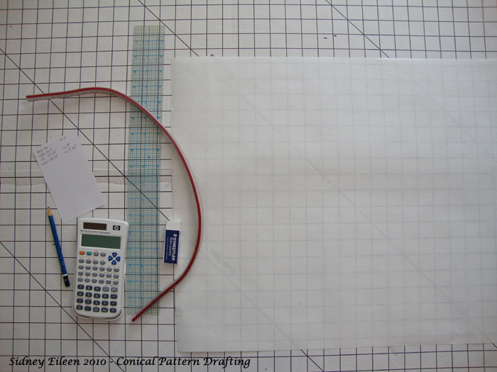 How To Draft A Basic Conical Block (Torso Only) - By Sidney Eileen