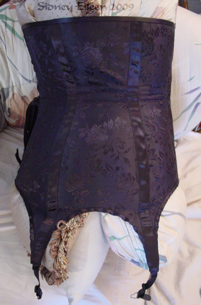 Brocade Underbust With Attached Garters - By Sidney Eileen