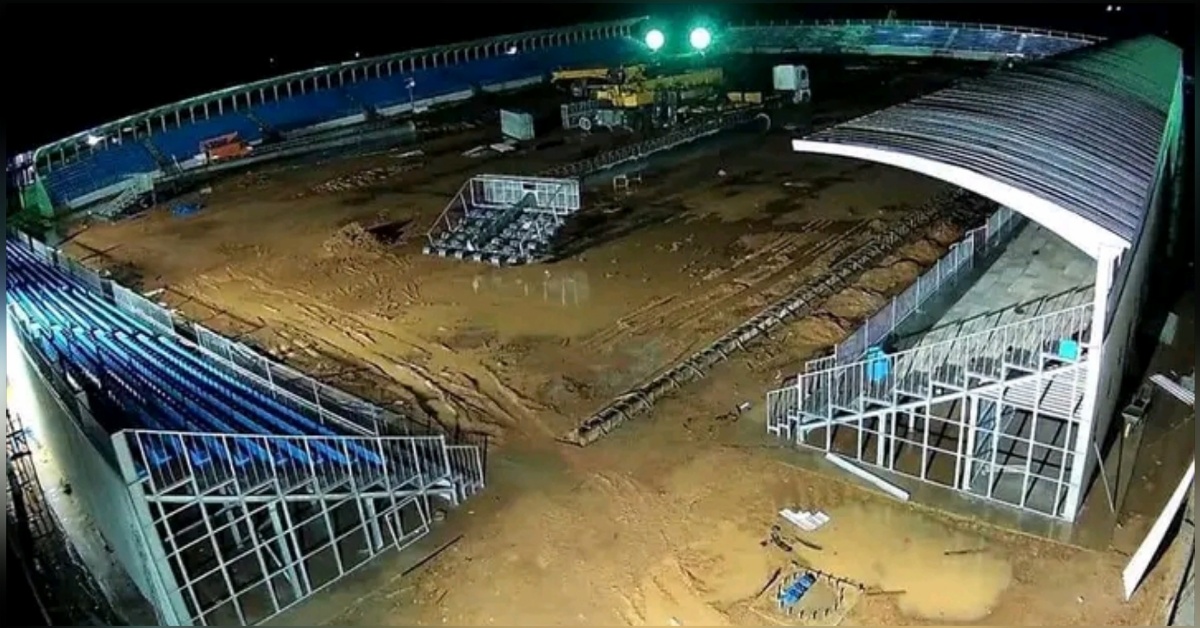 Bo Rangers 6,000 Southern Arena Stadium in its Completion Stage