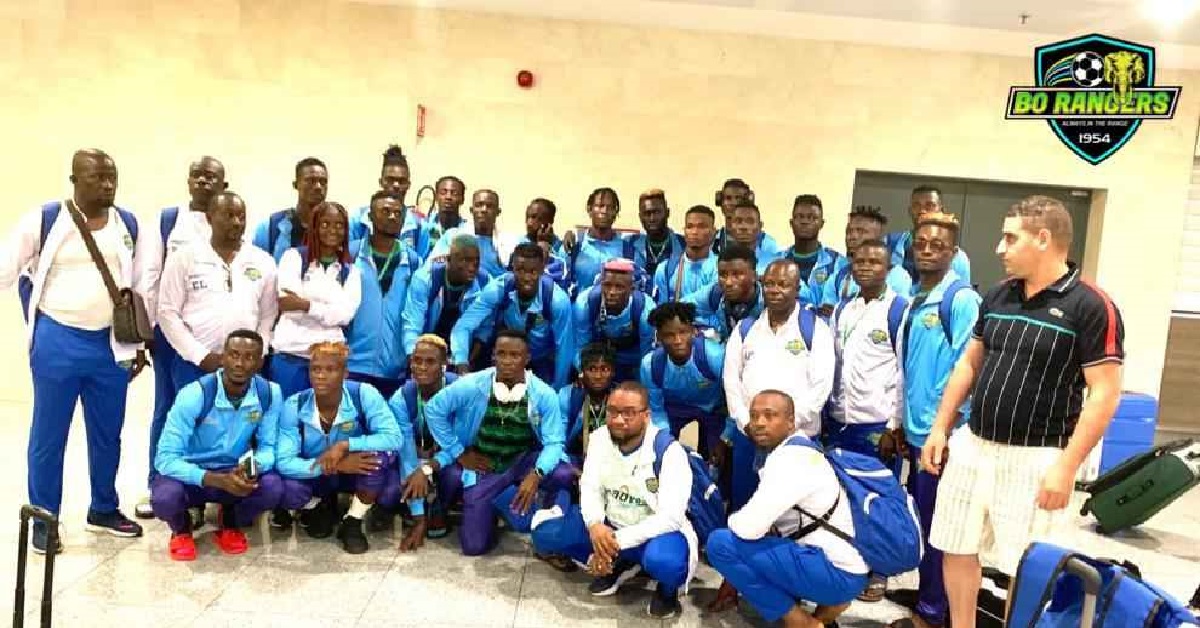 Bo Rangers FC Lands in Algeria Ahead of CAF Champions League Return Leg