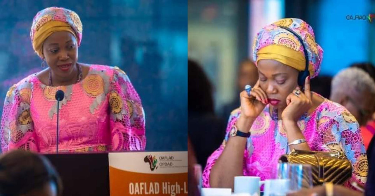 First Lady Dr Fatima Maada Bio Addresses African First Ladies at The ...