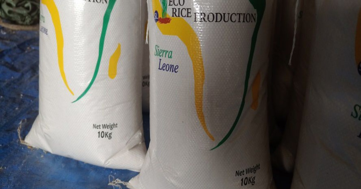 Former Minister's Locally Produced Rice Hits Kenema Market