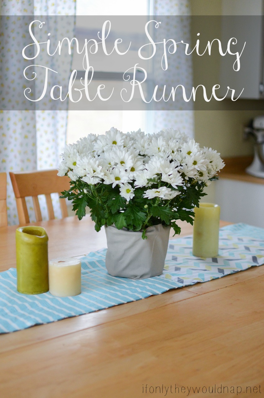 Simple Table Runner Tutorial - Silo & Sage