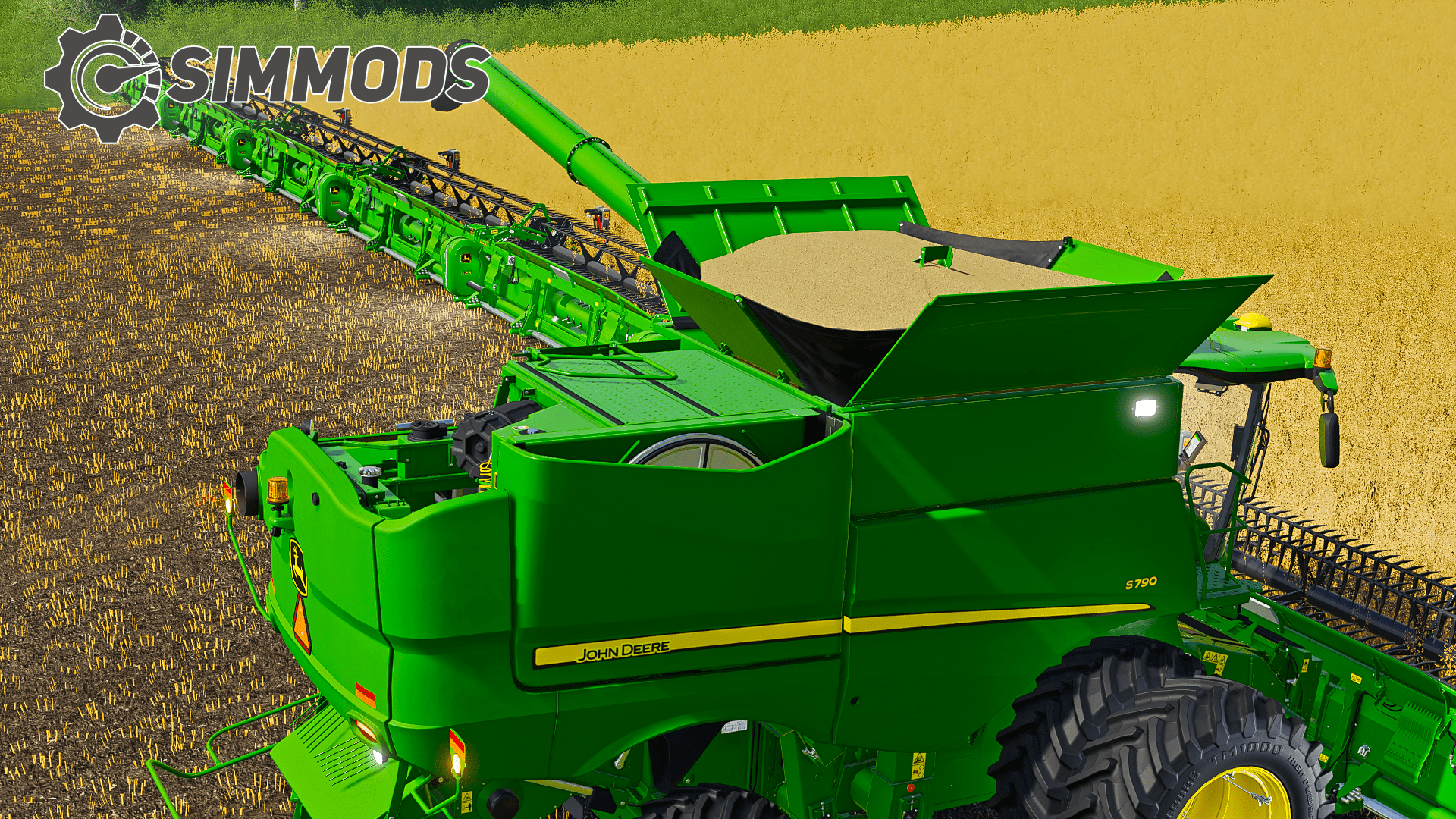 LS19: 100m Drescher Schneidwerk – DOWNLOAD - SIMMODS