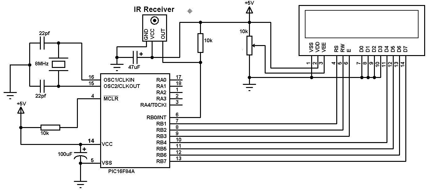 Simple Infrared Remote Control Circuit Diagram - Circuit Diagram