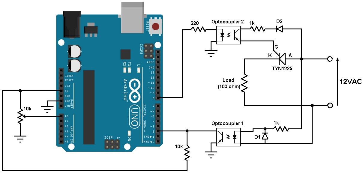 Scr Triggering Circuit Using Pulse Transformer