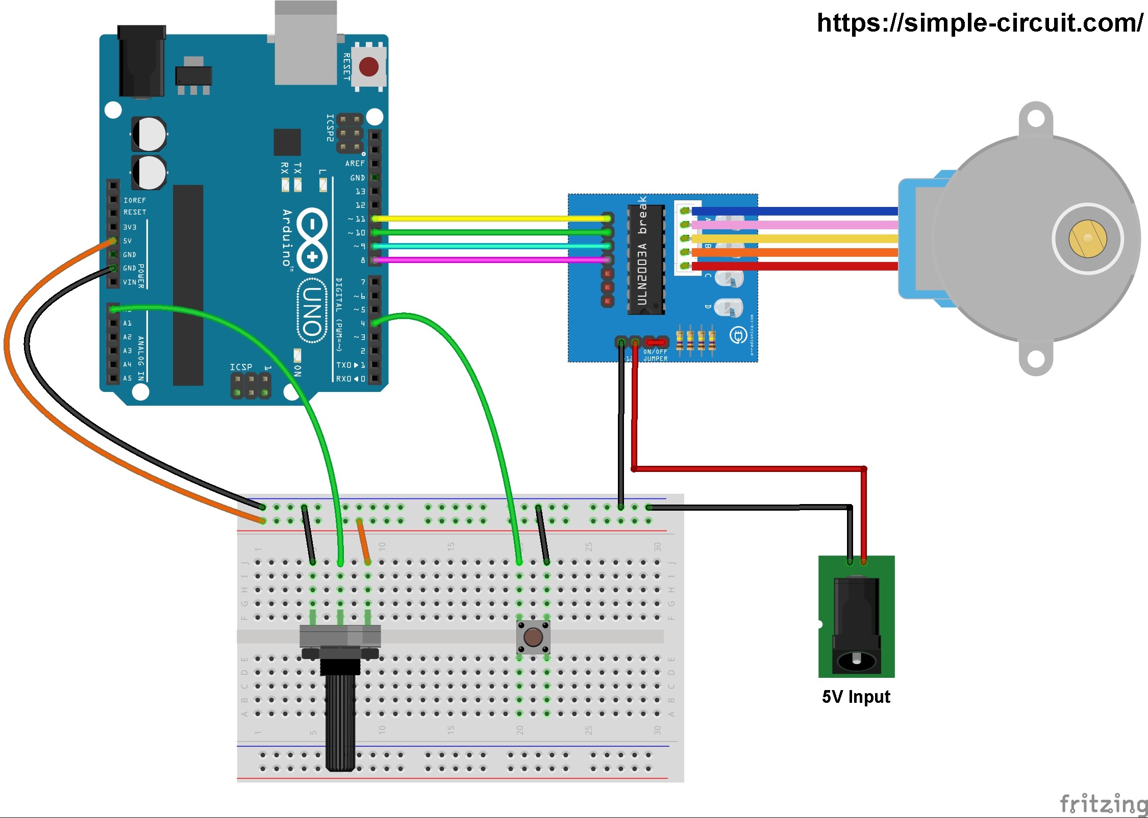 What Is Motor Control Circuit In Arduino - Wiring Diagram