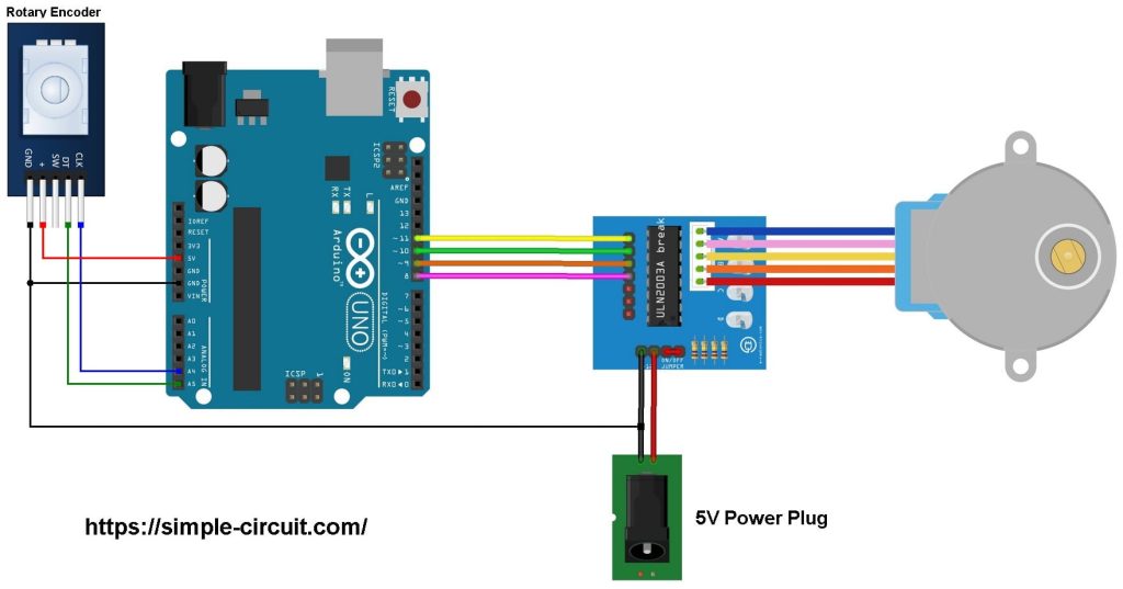 Rotary Encoder Circuit Diagram