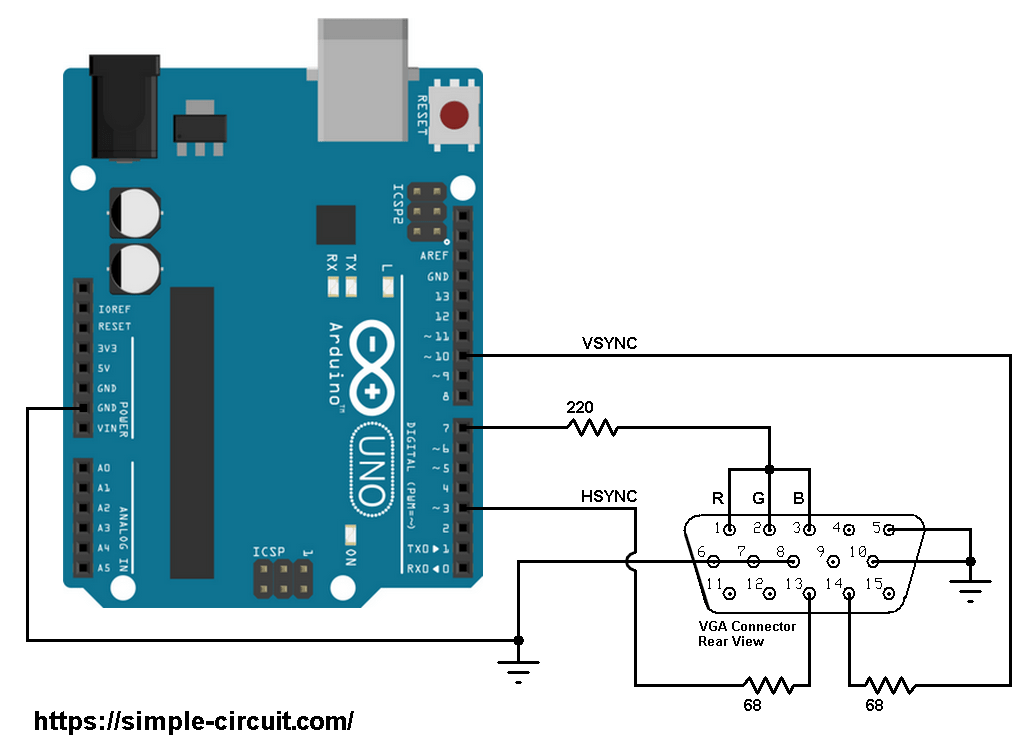 Vga Circuit Diagram » Schema Digital