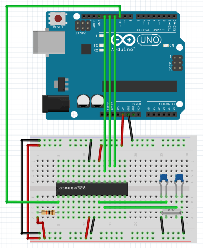 Cablage_Bootloader_AtMega - Simple-Duino