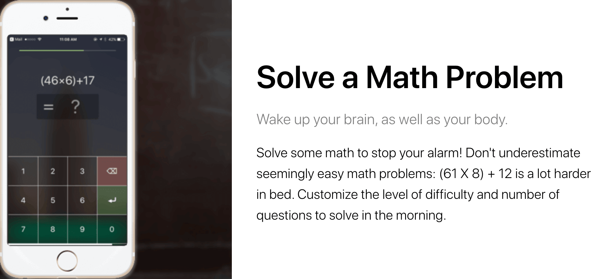 Alarmy: An alarm that makes you PROVE that you are really awake ...