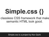 Introducing Simple Css Version 2 ёяой Simple Css