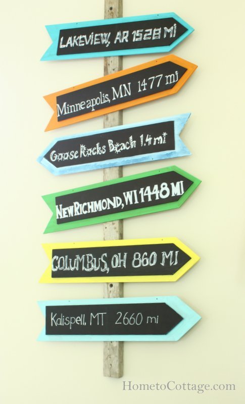 Directional Arrows Sign, HometoCottage.com