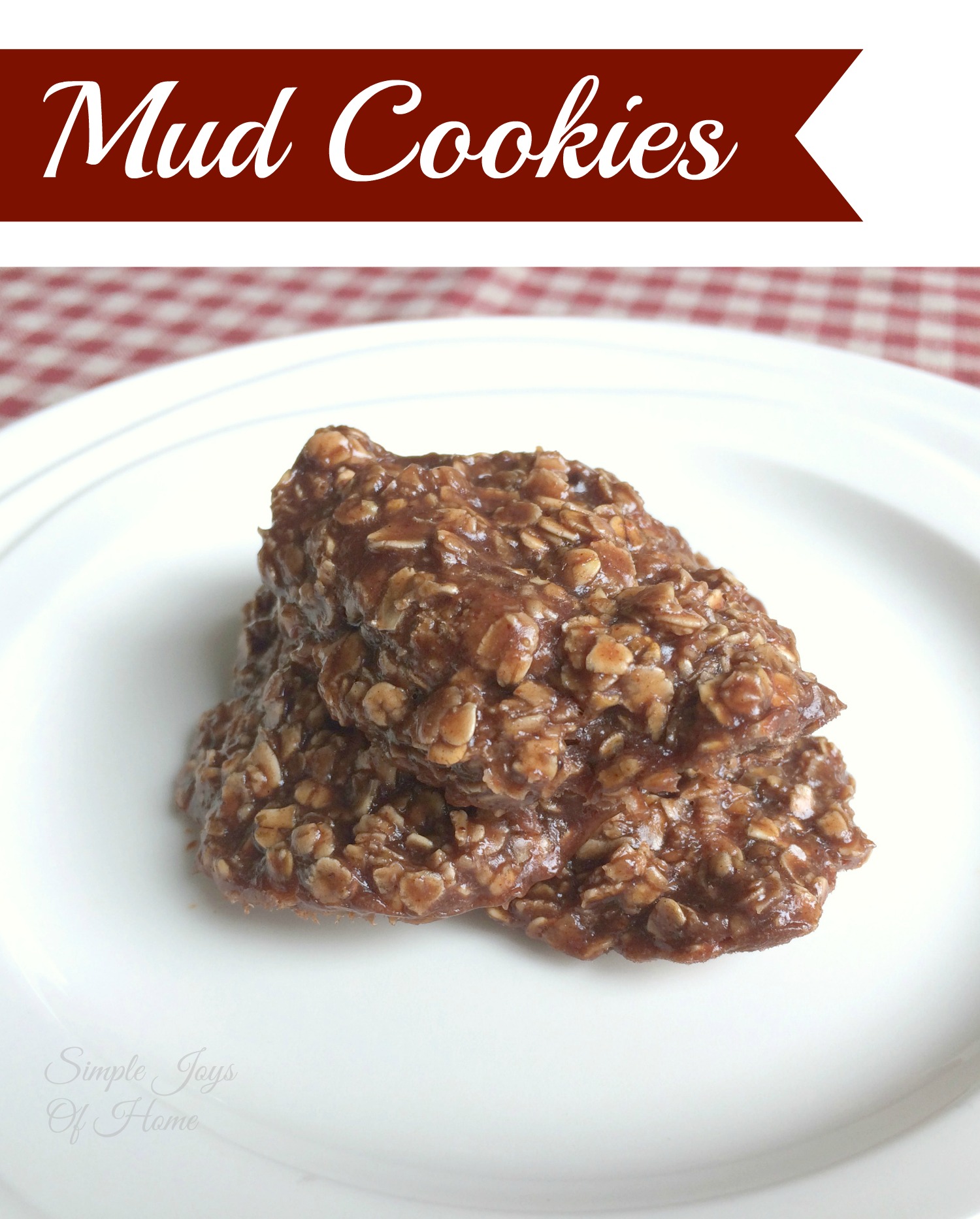 No-Bake Mud Cookies - Simple Joys Of Home