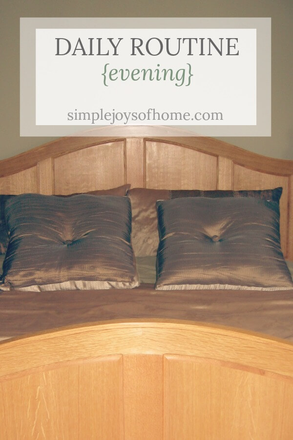 My Evening Routine - Simple Joys Of Home