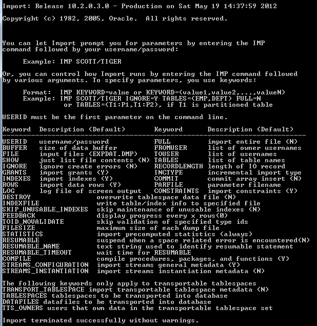 Oracle Imp Vs Quest Toads Import Utility Wizard Duh Microsoft Did It Again