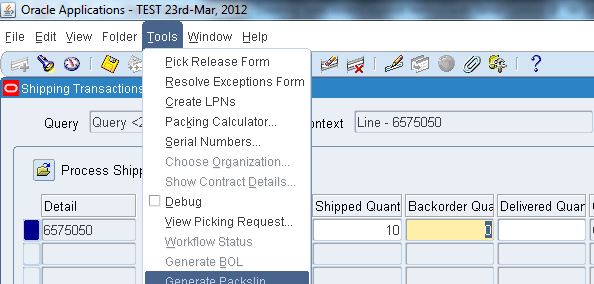 Oracle Applications R12, Creating Sales orders against item(s) with ...