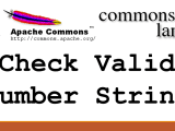Check If A String Is A Valid Numeric Value In Java Using Apache Commons