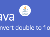 Convert Double To Float In Java