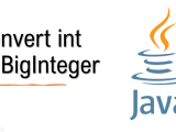 Java Convert Int To Biginteger