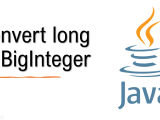 Java Convert Long To Biginteger