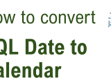 Java Convert Sql Date To Calendar