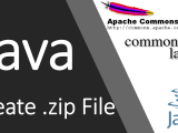 Create Zip File In Java Using Apache Commons Compress