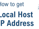 Java Get Local Host Ip Address