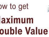 Java Get Maximum Double Value