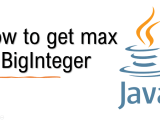 Java Get Maximum Value Of Two Biginteger Values