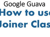 Java Join Strings Using Guava Joiner