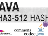 Java Sha3 512 Hash Using Apache Commons Codec