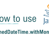 Java Zoneddatetime Withmonth Method With Examples