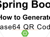 Spring Boot Generate Qr Code As Base64 String