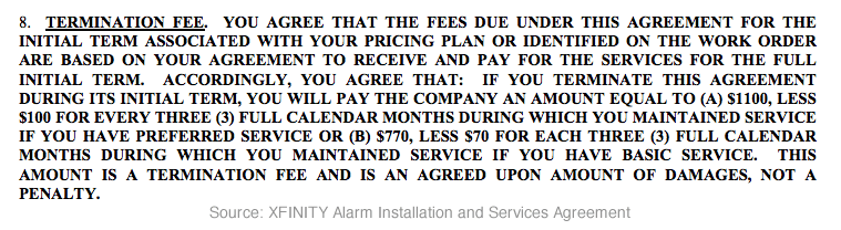 Stay away from cancelation charges | Universal Security Service