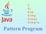 Java String Patterns Programs Simply Coding