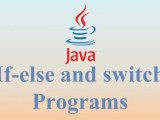 If Else And Switch Programs