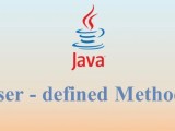 User Defined Methods