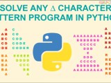 Solve Any Character Pattern Program In Python