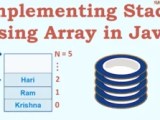 Implementing Stack Using Array In Java