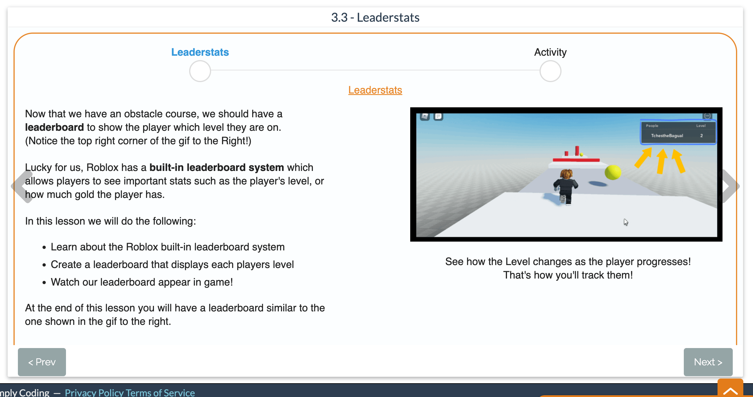 Learn to Code Roblox Worlds in Lua Course Age 11+