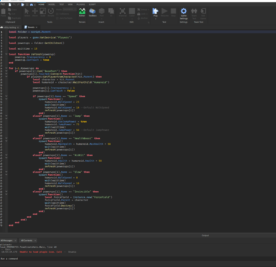 Learn to Code Roblox Worlds in Lua Course Age 11+