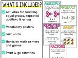 Introduction To Multiplication With Arrays Repeated Addition Equal