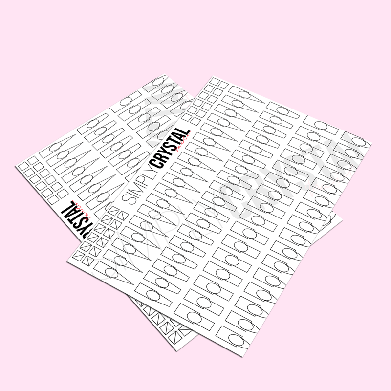 Physical Nail Training Practice Sheets - Simply Crystal Nails